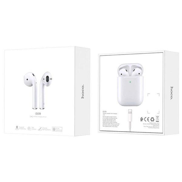 Hoco ES39 AIRPOD Original Series TWS v.5.0 White Wireless Charging, To ...