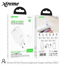 Xtreme C72A 18w Usb plug Type C cable Combo – Xtreme Tech Ltd